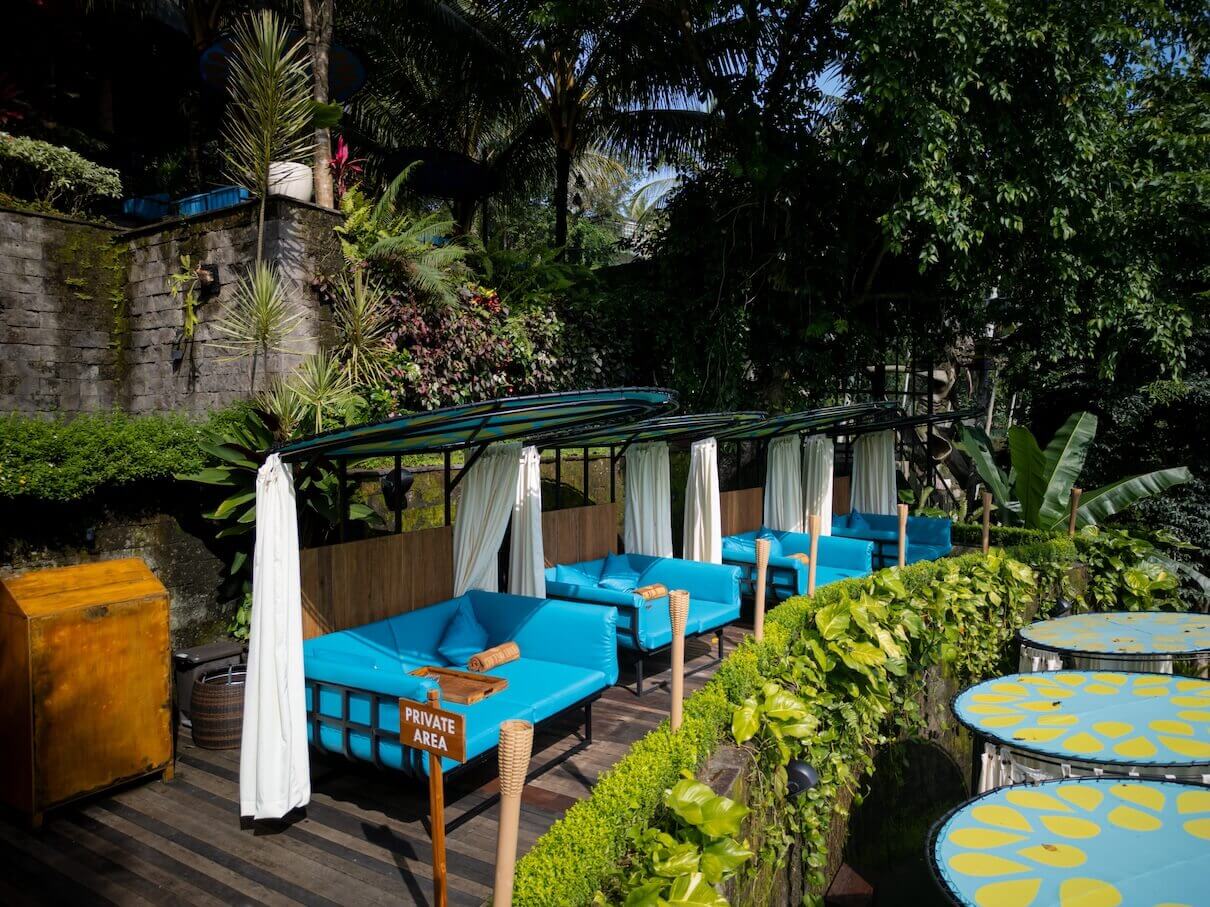 Cretya Ubud Bali Price | Entrance fee | Pool cost | Daybed
