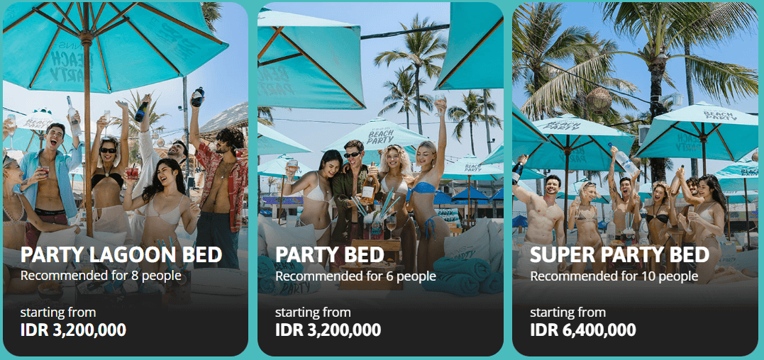 Finns Beach Club Bali Entry Fee | Pool cost | Daybed cost